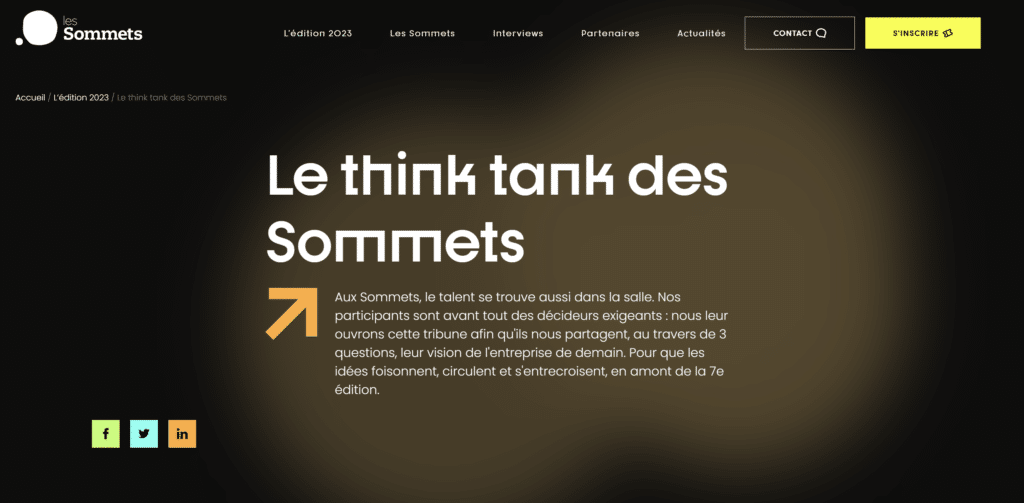 Le think tank - Les Sommets